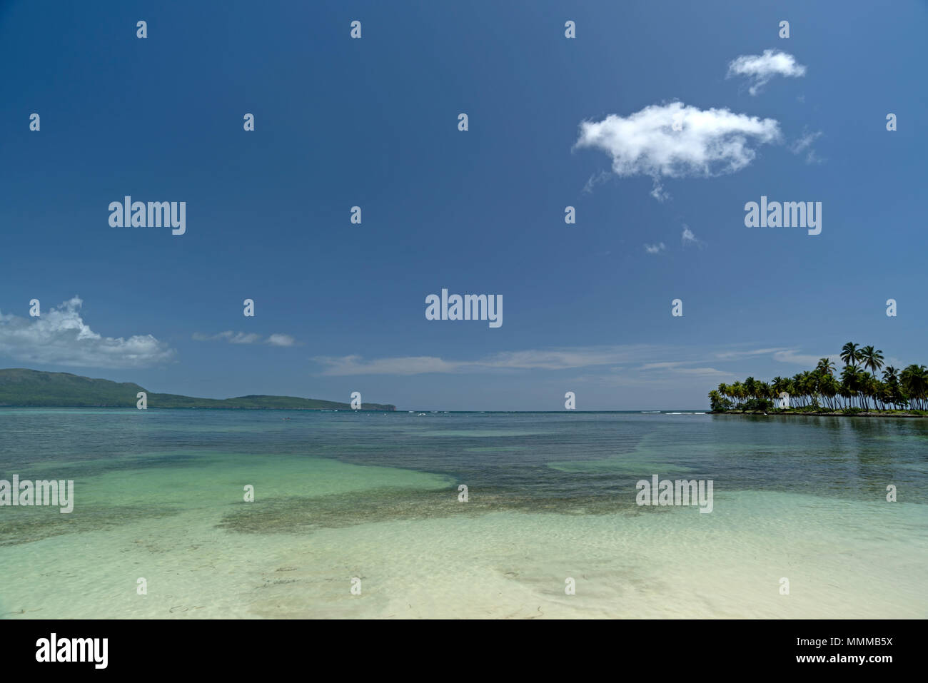 Caribbean bay on Samaná peninsula, Dominican Republic Stock Photo - Alamy