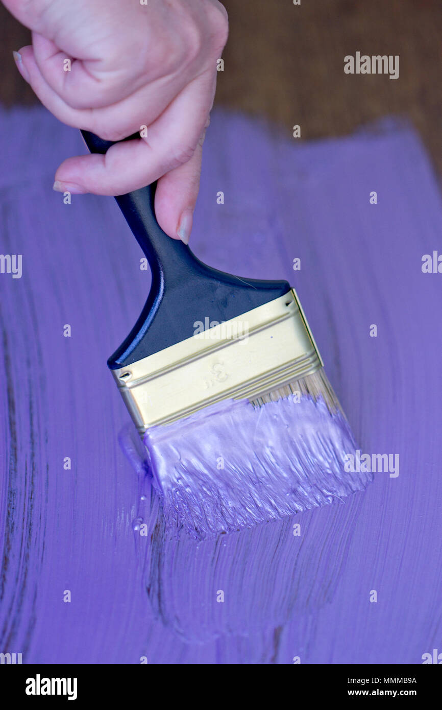 Purple paint hi-res stock photography and images - Alamy