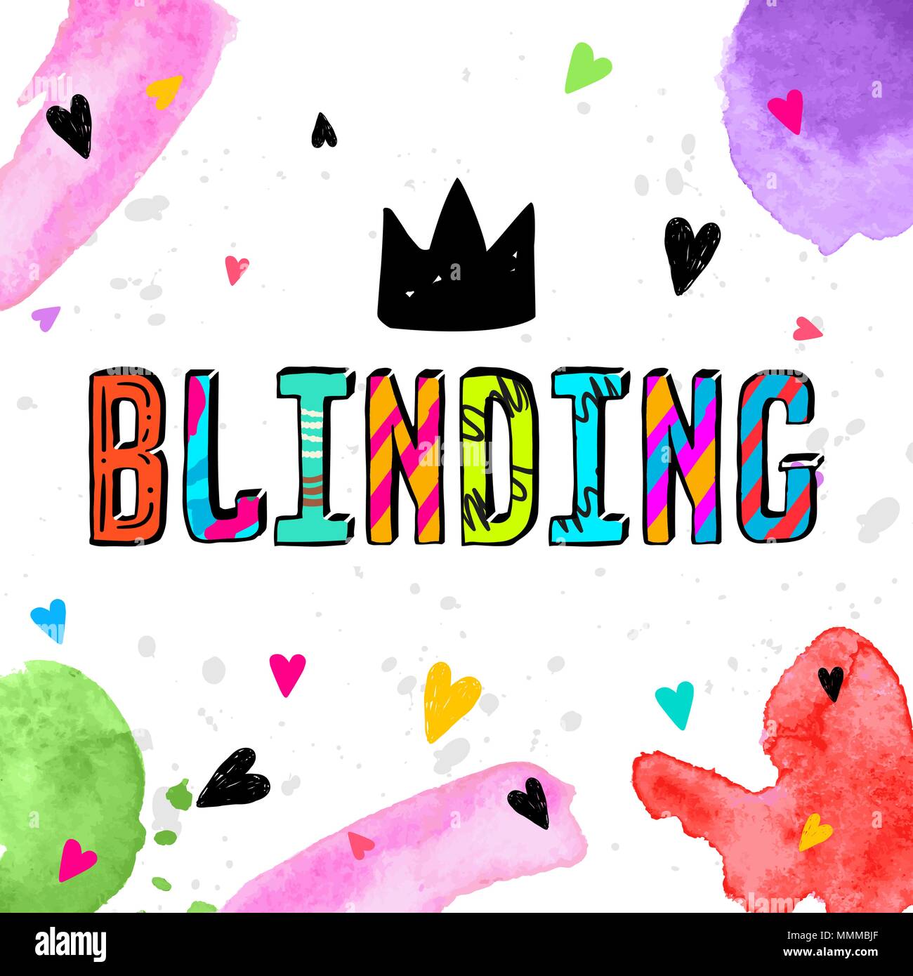 Motivation slang quotes text. Lovely retro doodle and watercolor card ...