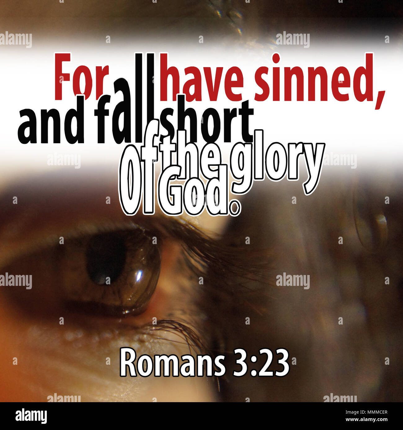For all have sinned, and fall short of the glory of God. Romans 3:23 ...