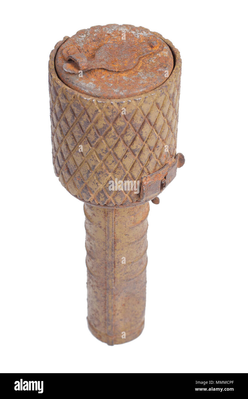 Red Army WW2 hand grenade isolated on a white background Stock Photo ...