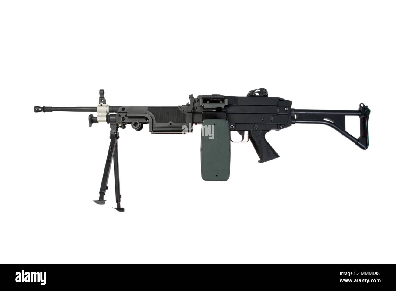 M249 light machine gun Cut Out Stock Images & Pictures - Alamy