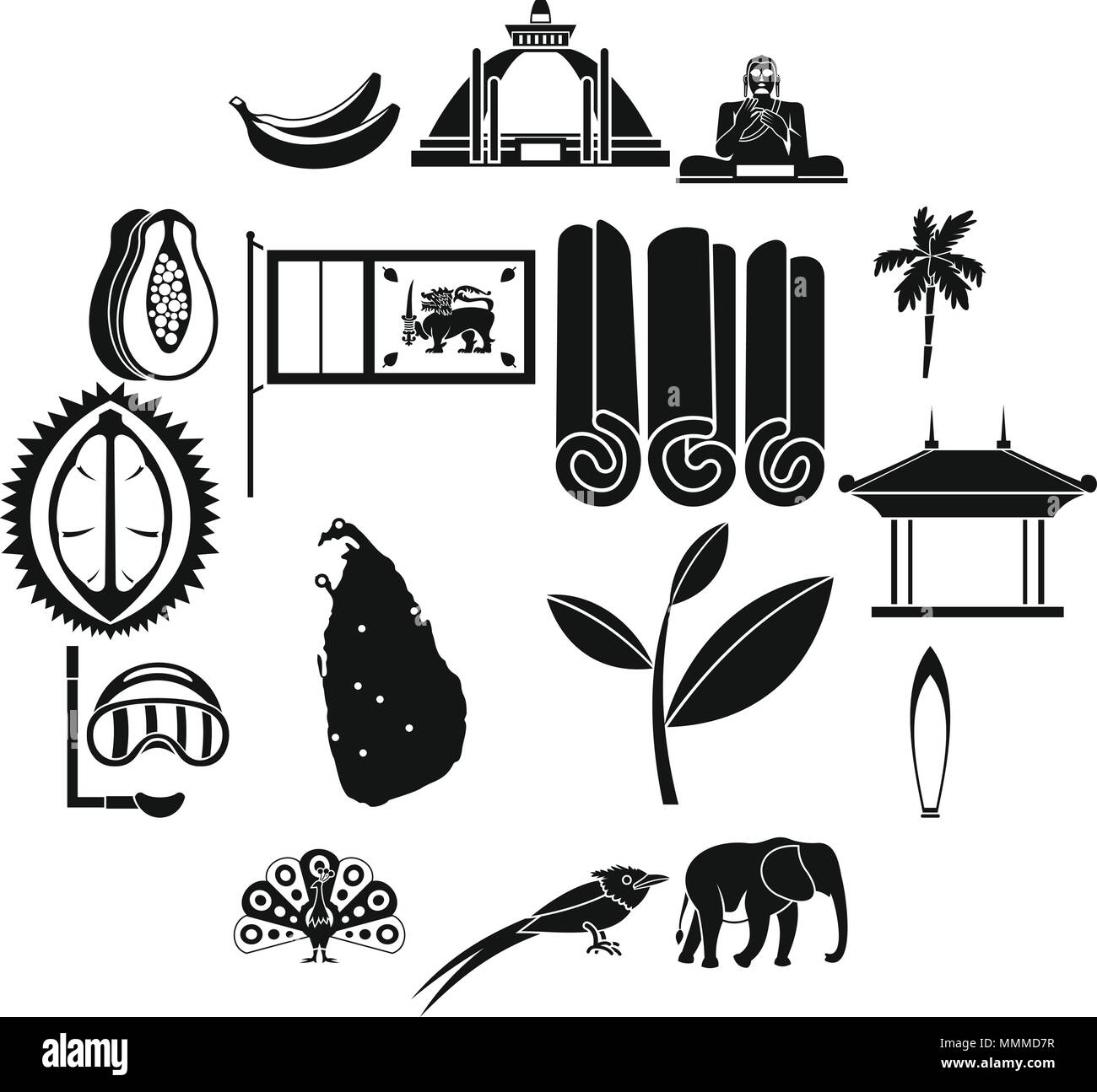 Heat island map Stock Vector Images - Alamy