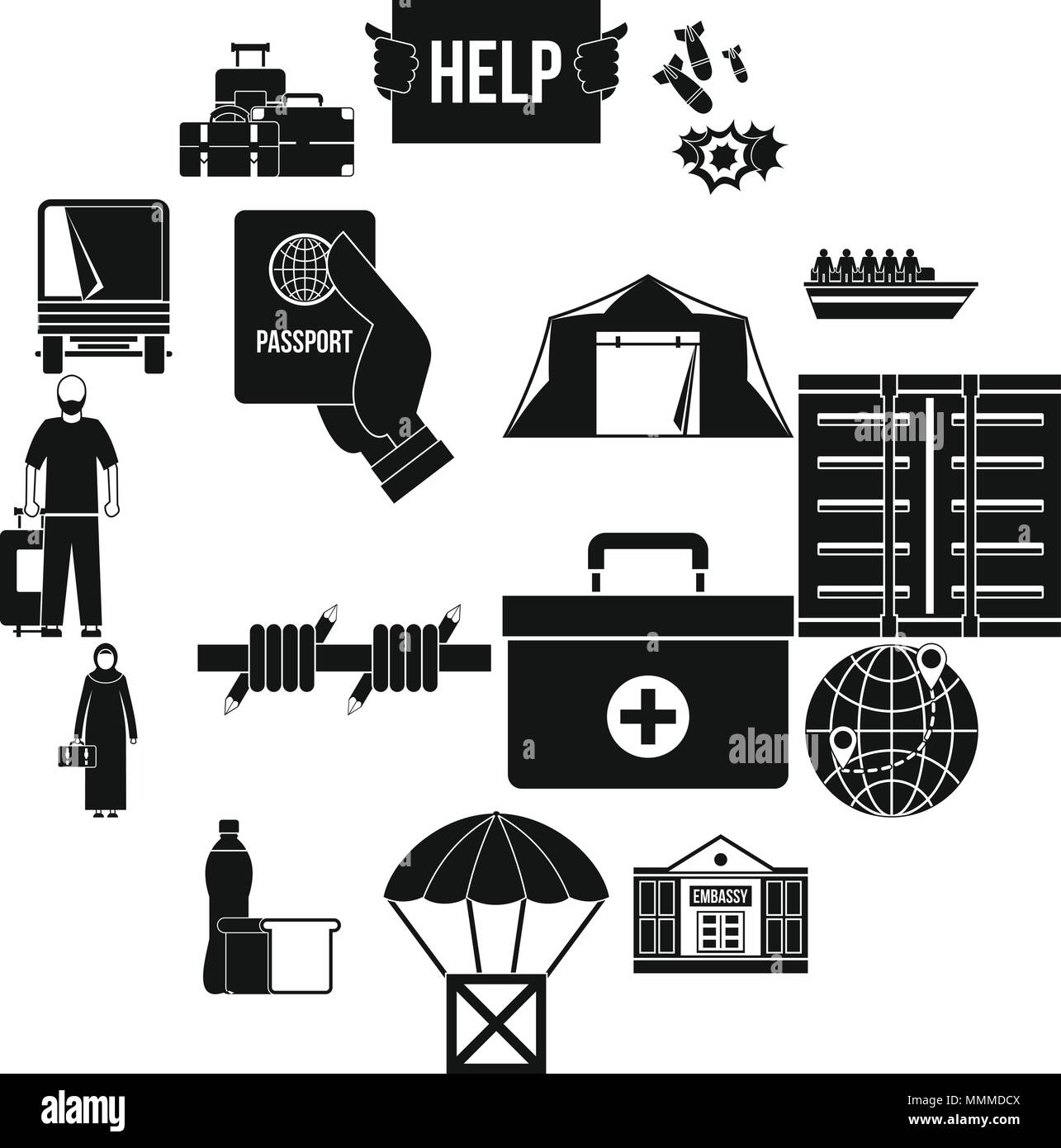 Simple tents Stock Vector Images - Alamy