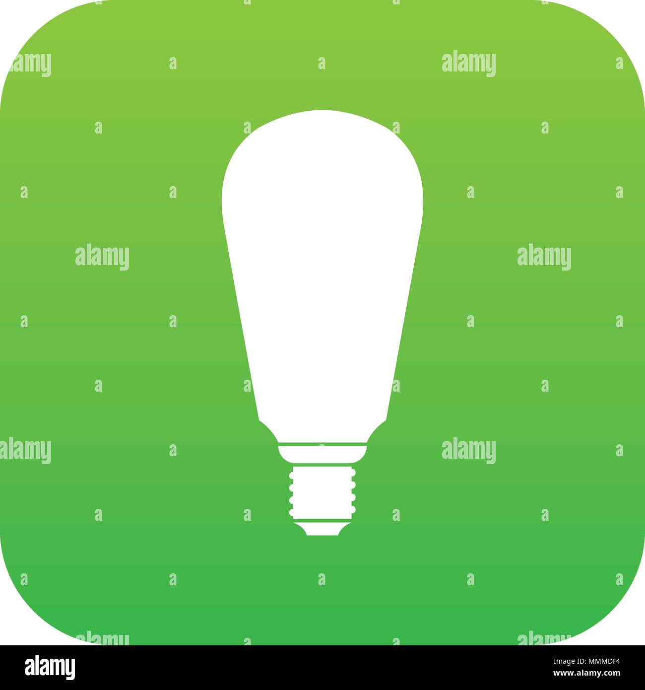 Light bulb icon digital green Stock Vector Image & Art - Alamy
