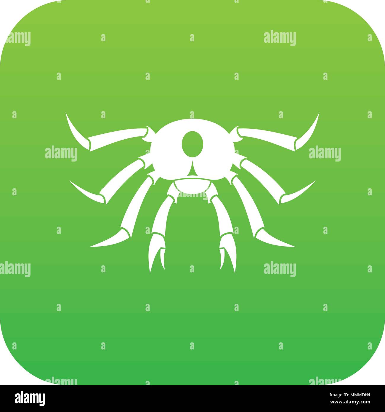 Crab seafood icon digital green Stock Vector Image & Art - Alamy