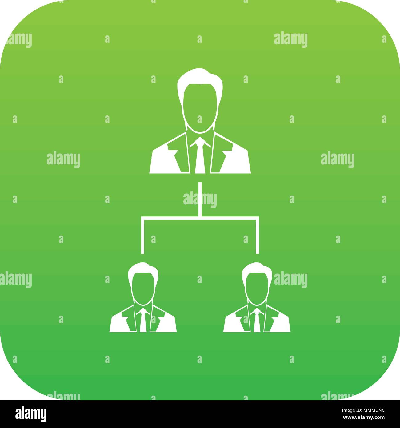 Company structure icon digital green Stock Vector Image & Art - Alamy