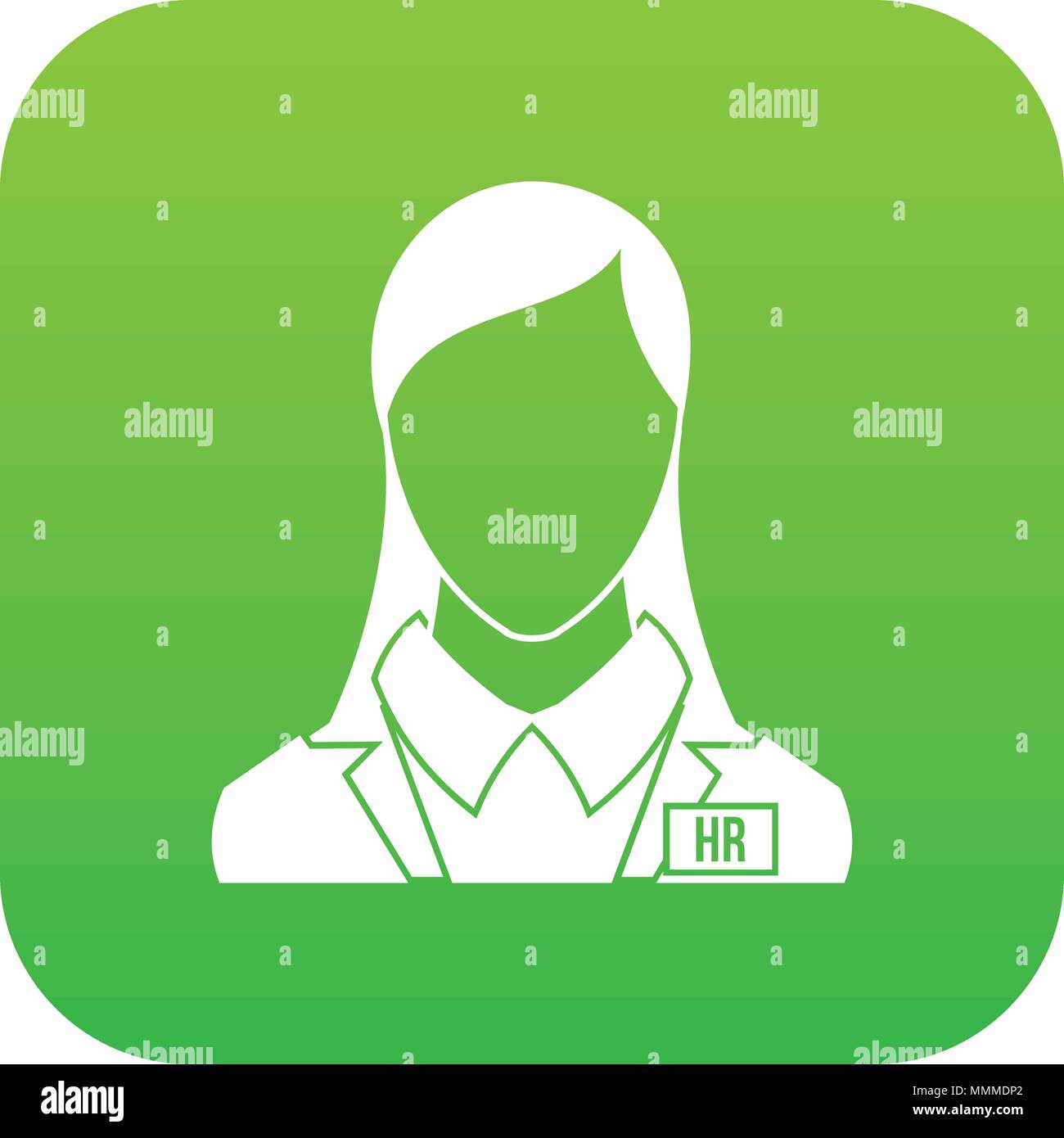 HR management icon digital green Stock Vector Image & Art - Alamy