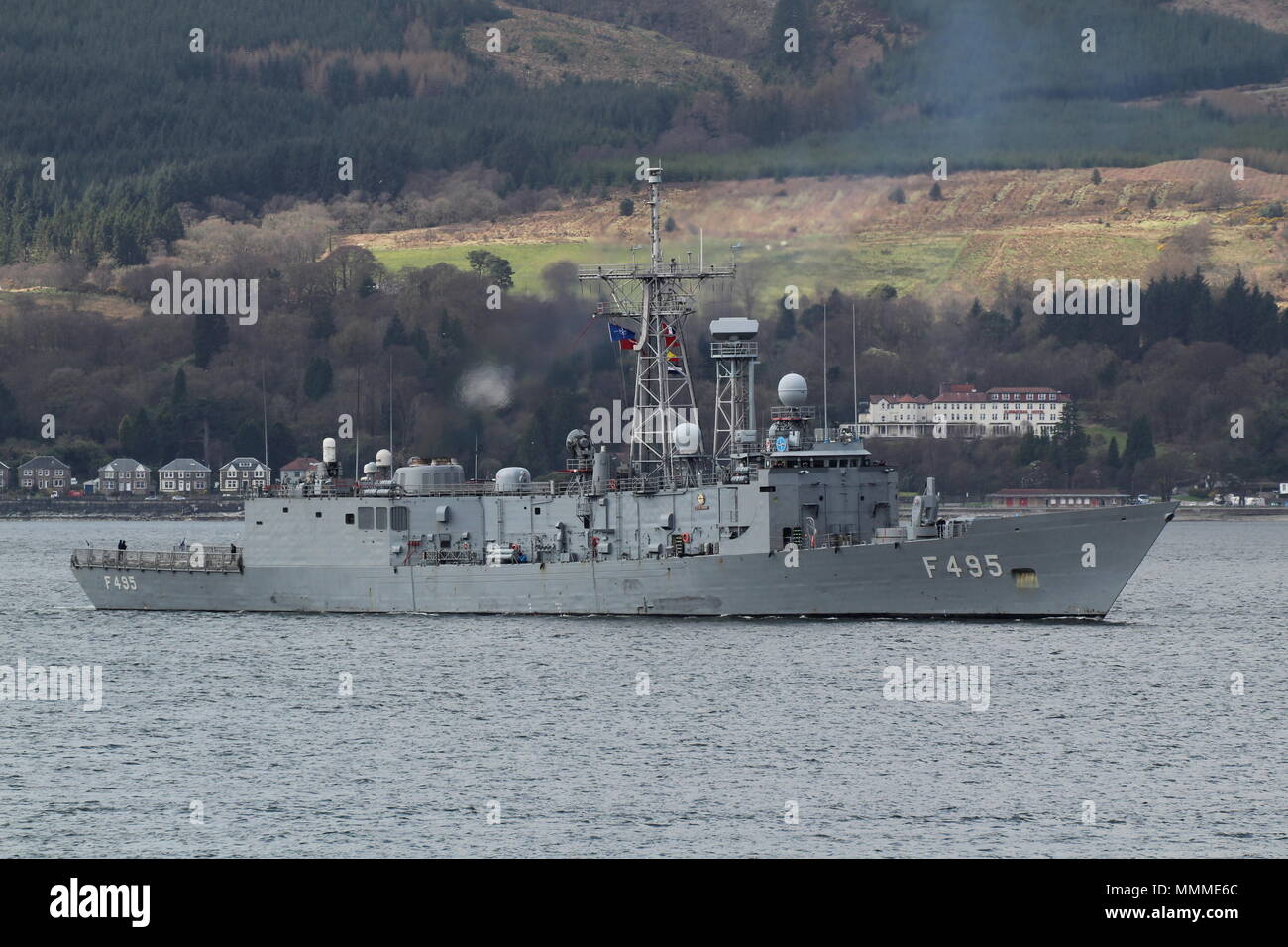 TCG Gediz (F495), a Gabya-class (or G-class) frigate operated by the ...