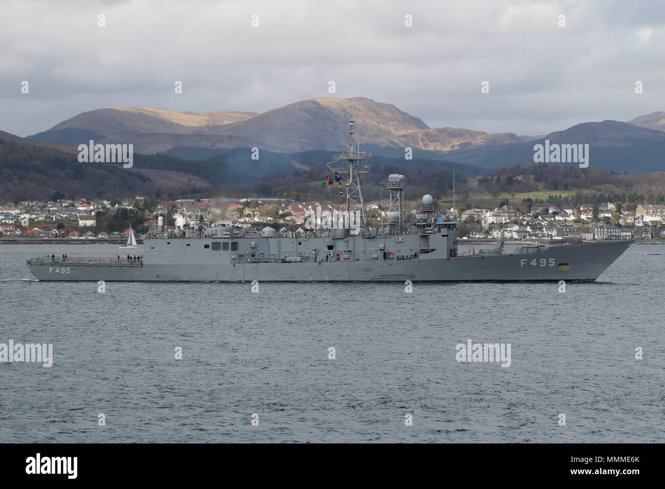 TCG Gediz (F495), a Gabya-class (or G-class) frigate operated by the ...