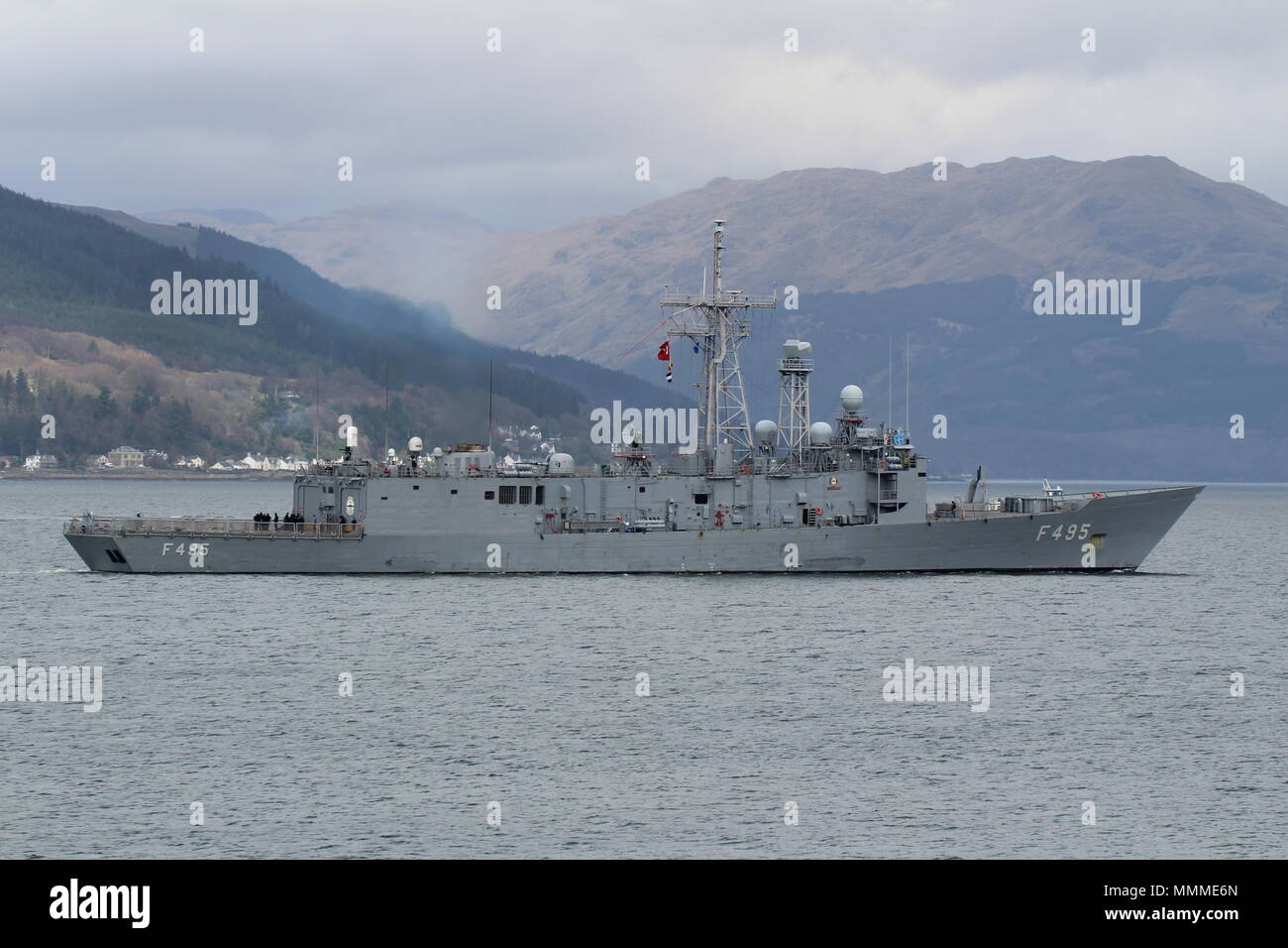 TCG Gediz (F495), a Gabya-class (or G-class) frigate operated by the ...