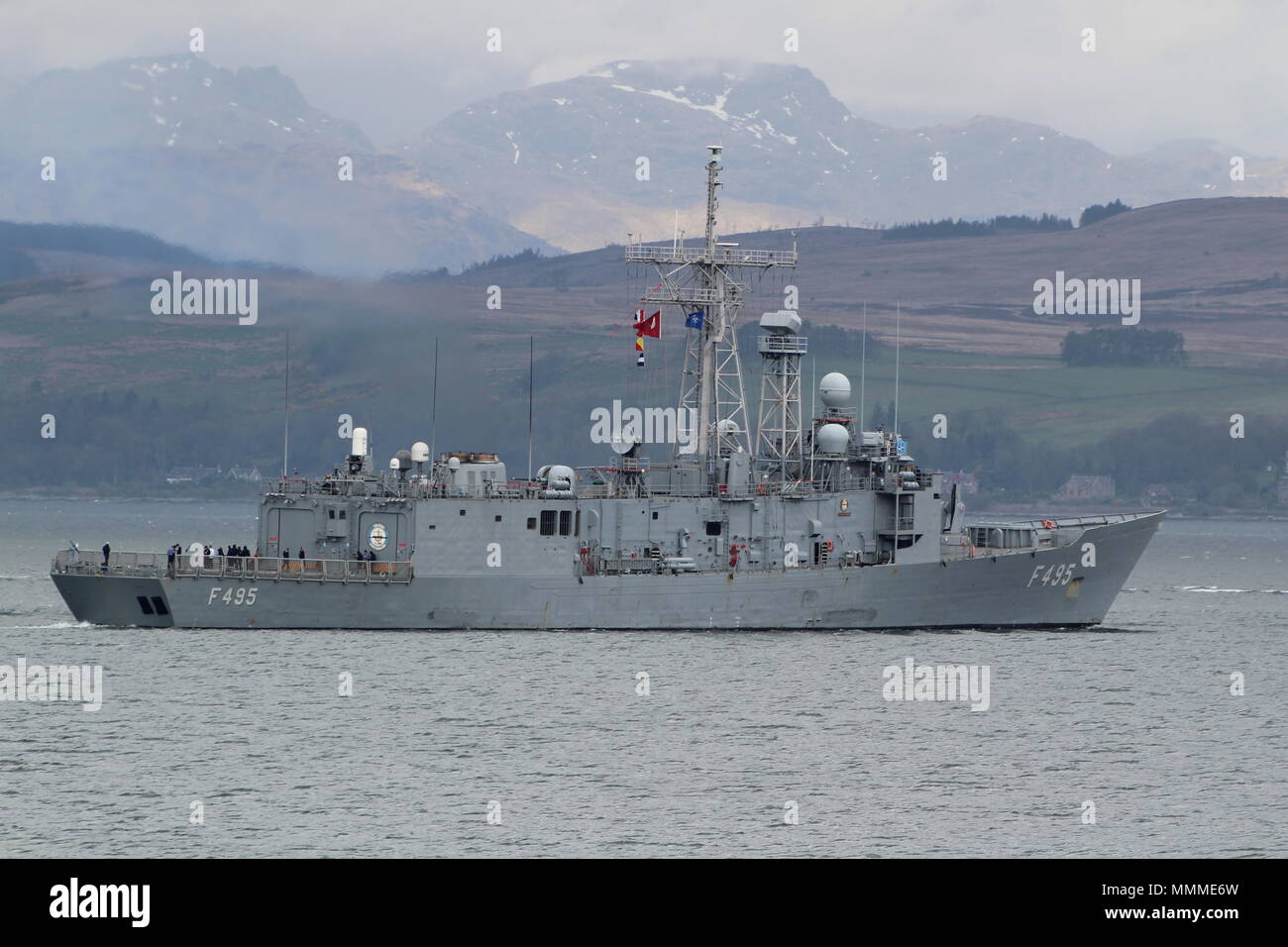 TCG Gediz (F495), a Gabya-class (or G-class) frigate operated by the ...