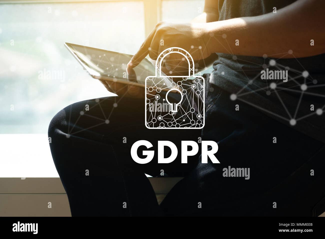GDPR. Data Protection Regulation IT technologist Data Security system ...