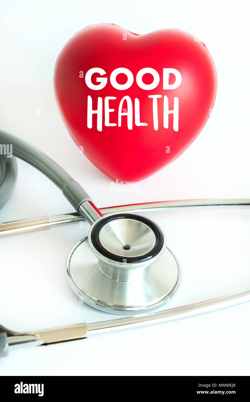 Healthcare medical Good health food Healthy medical equipment on top ...