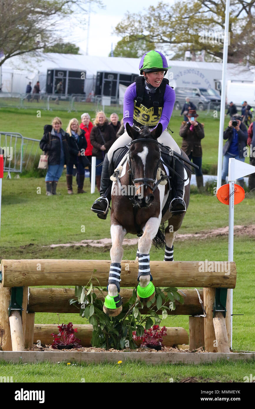 Amy Howe riding Unchartered Territory in the BE90 Badminton Grassroots ...
