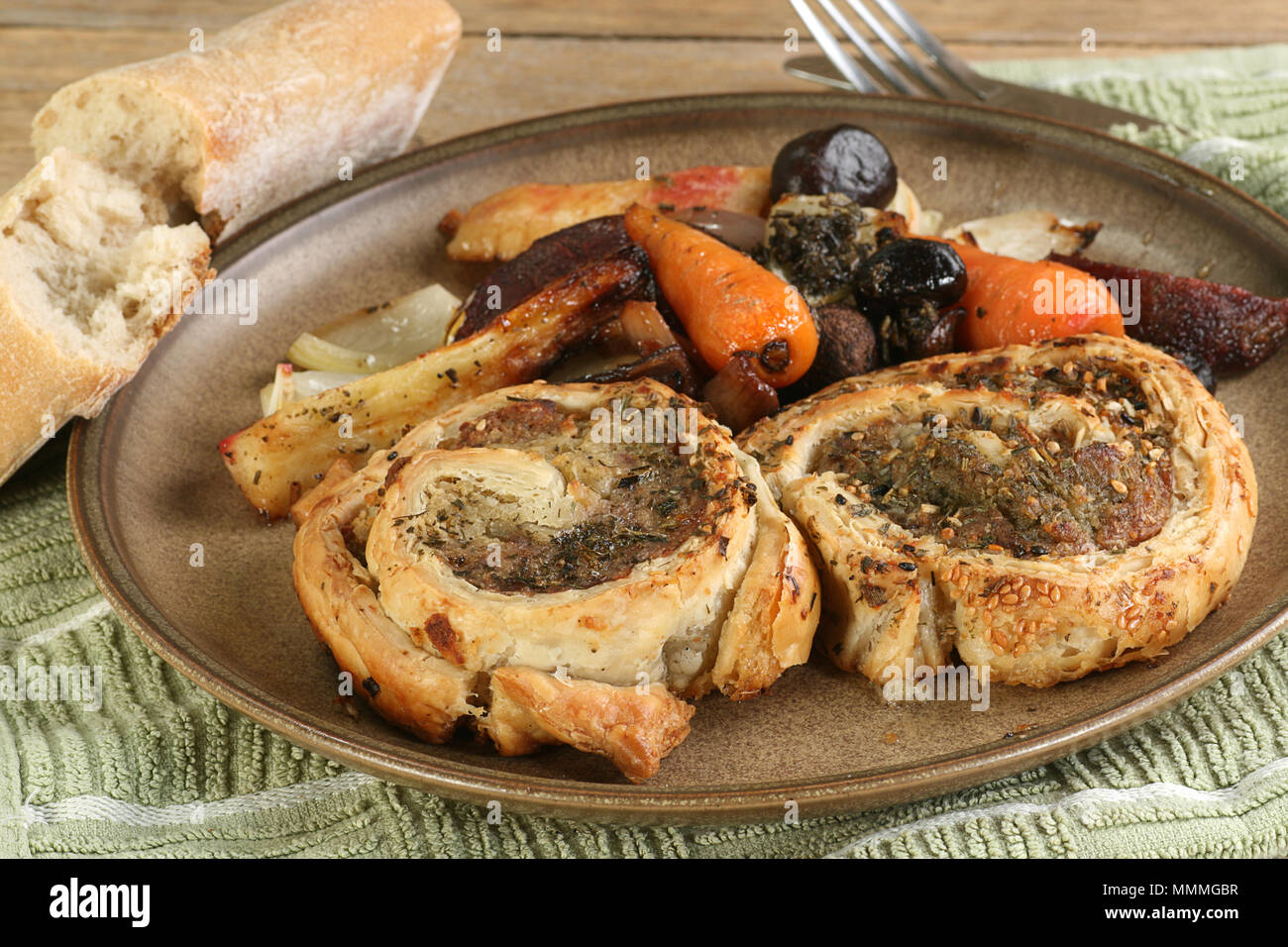 Savory roulade hi-res stock photography and images - Alamy