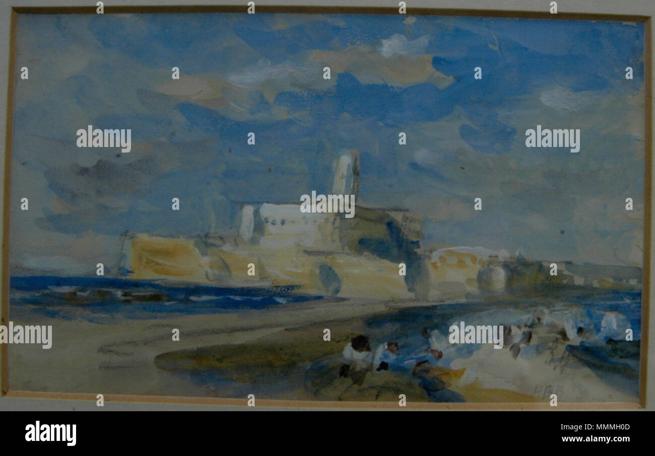 . English: A coast scene, Mont Saint-Michel, or St Michael's Mount ...