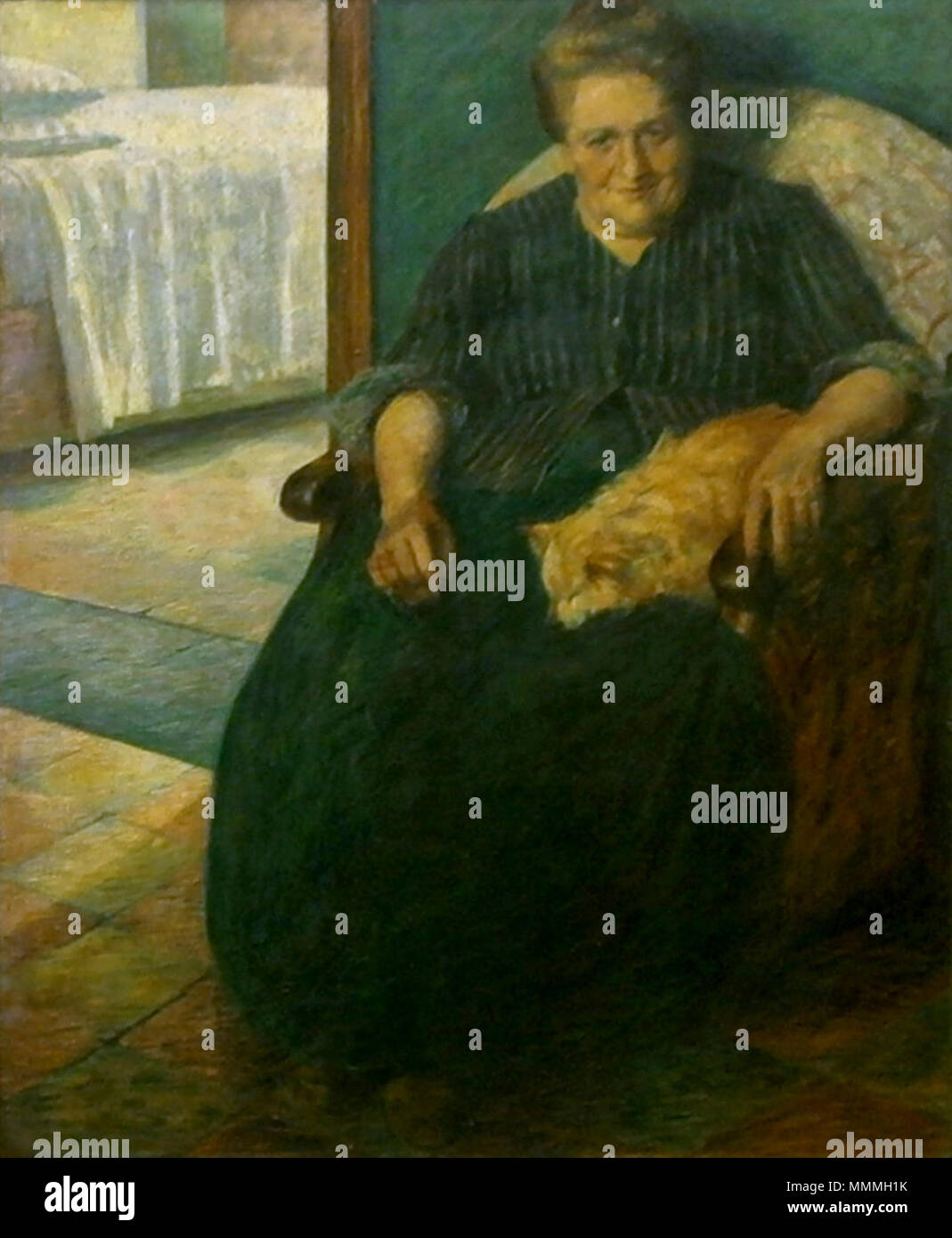 Italian: La signora Virginia. 1905. Boccioni - La signora Virginia ...