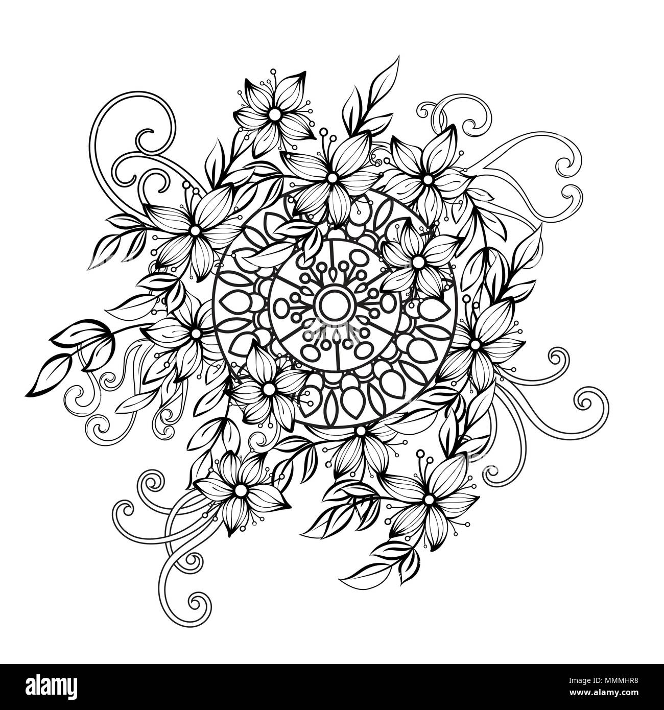 Art Therapy Coloring Pages Mandala Designs