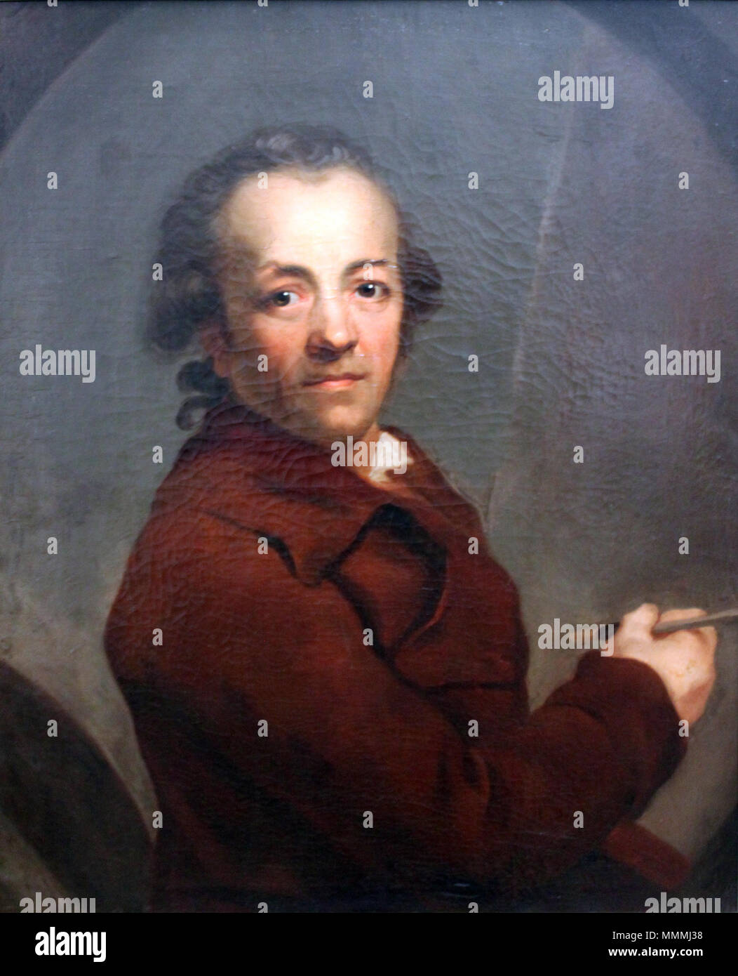 Self-portrait. 1787. 1787 Graff Selbstbildnis anagoria Stock Photo - Alamy