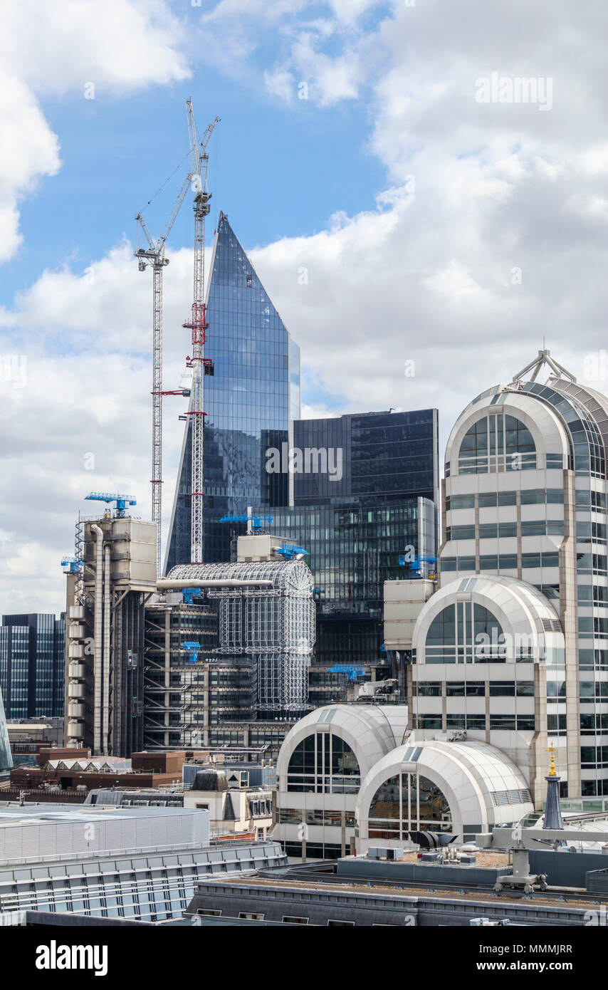 City of London insurance and financial district high rise changing ...