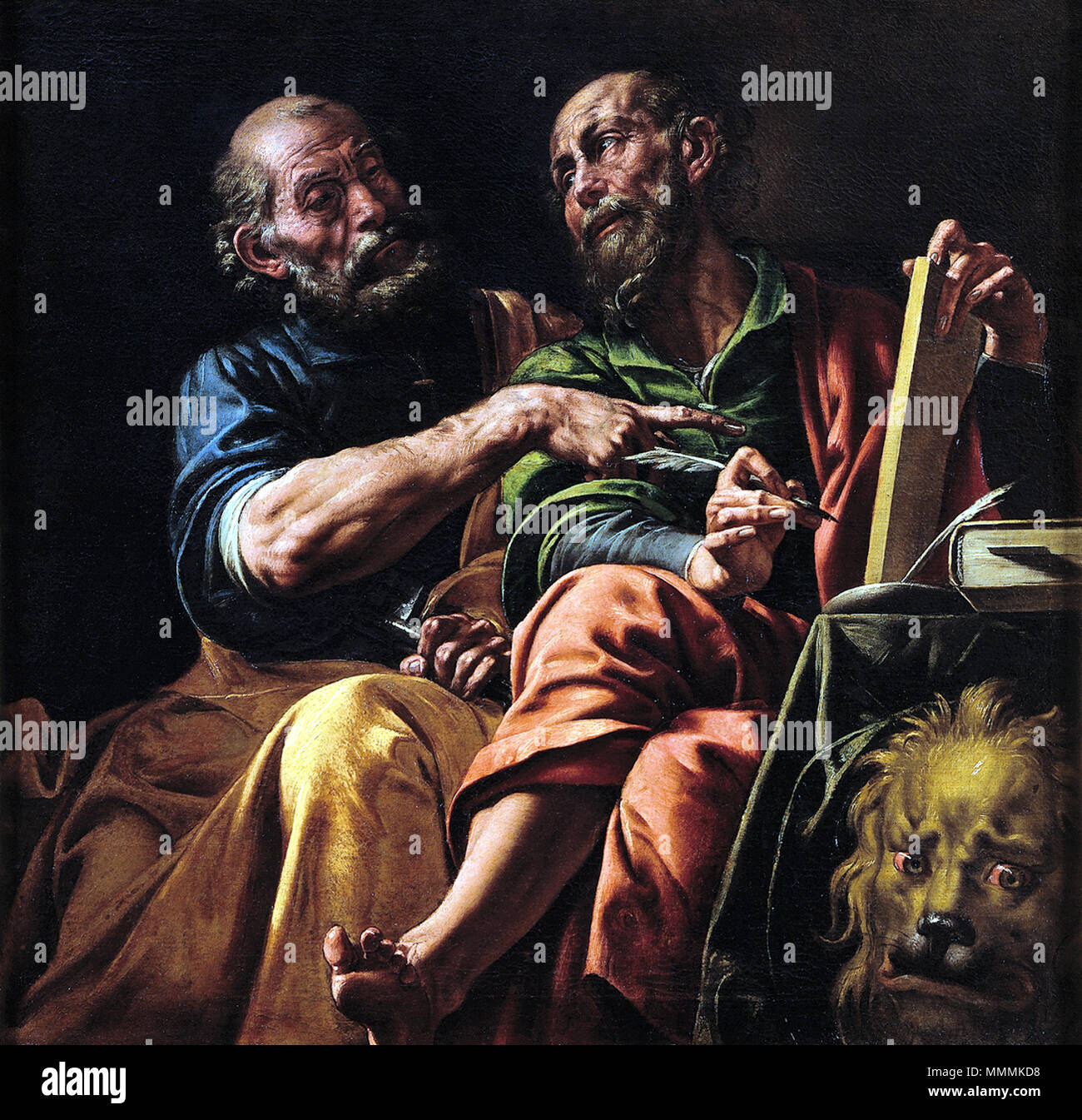 . Italian: I santi Pietro e Marco . between 1627 and 1628. Tanzio da ...