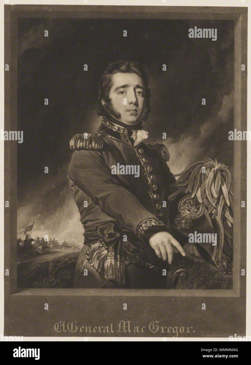 . English: General Gregor MacGregor (1786–1845), who, after fighting in ...