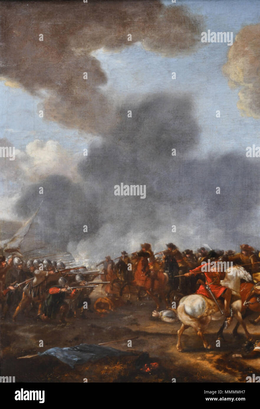 . Русский: Бой с участием кавалерии работы Филипса Вауэрмана. A Cavalry ...