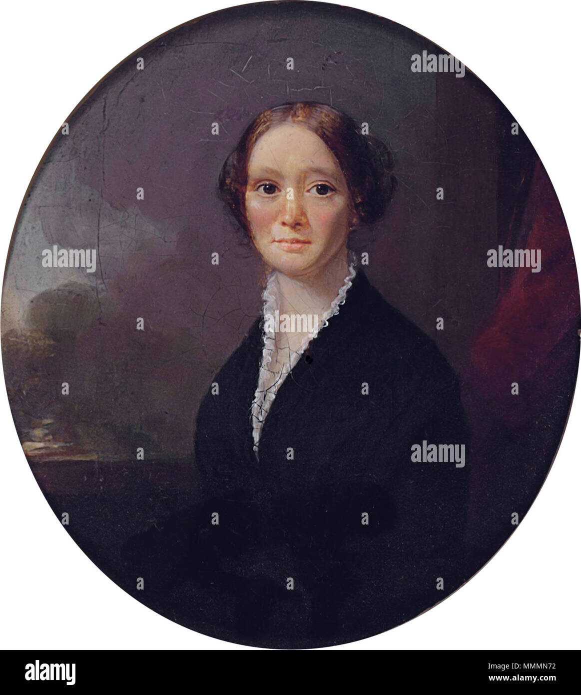 . English: Clara Bartlett Gregory Catlin, wife of George Catlin oil on ...