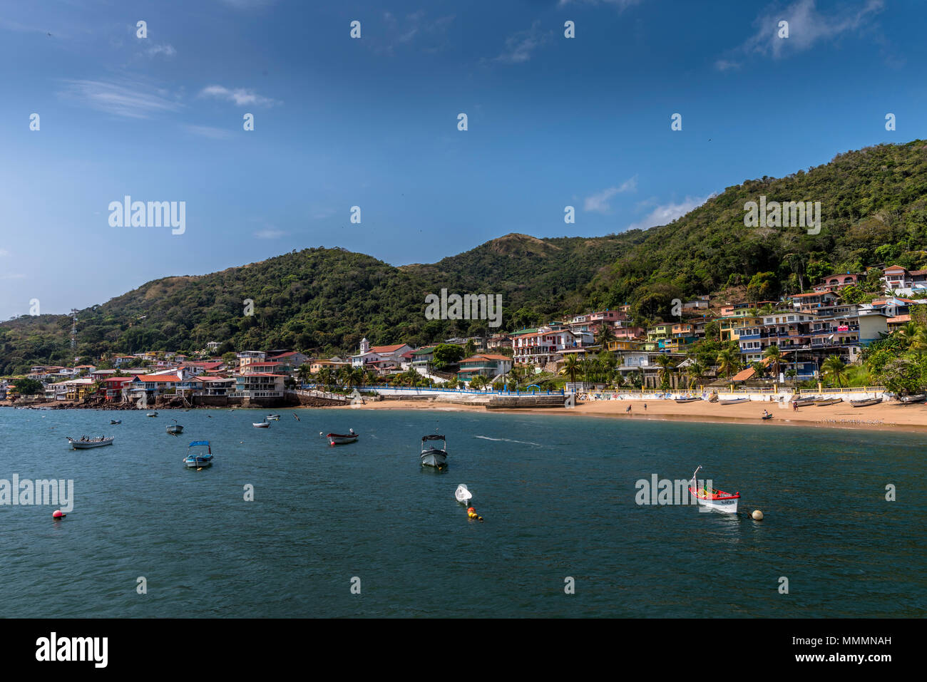 Taboga Island, known as the "Island of Flowers", is a volcanic island ...