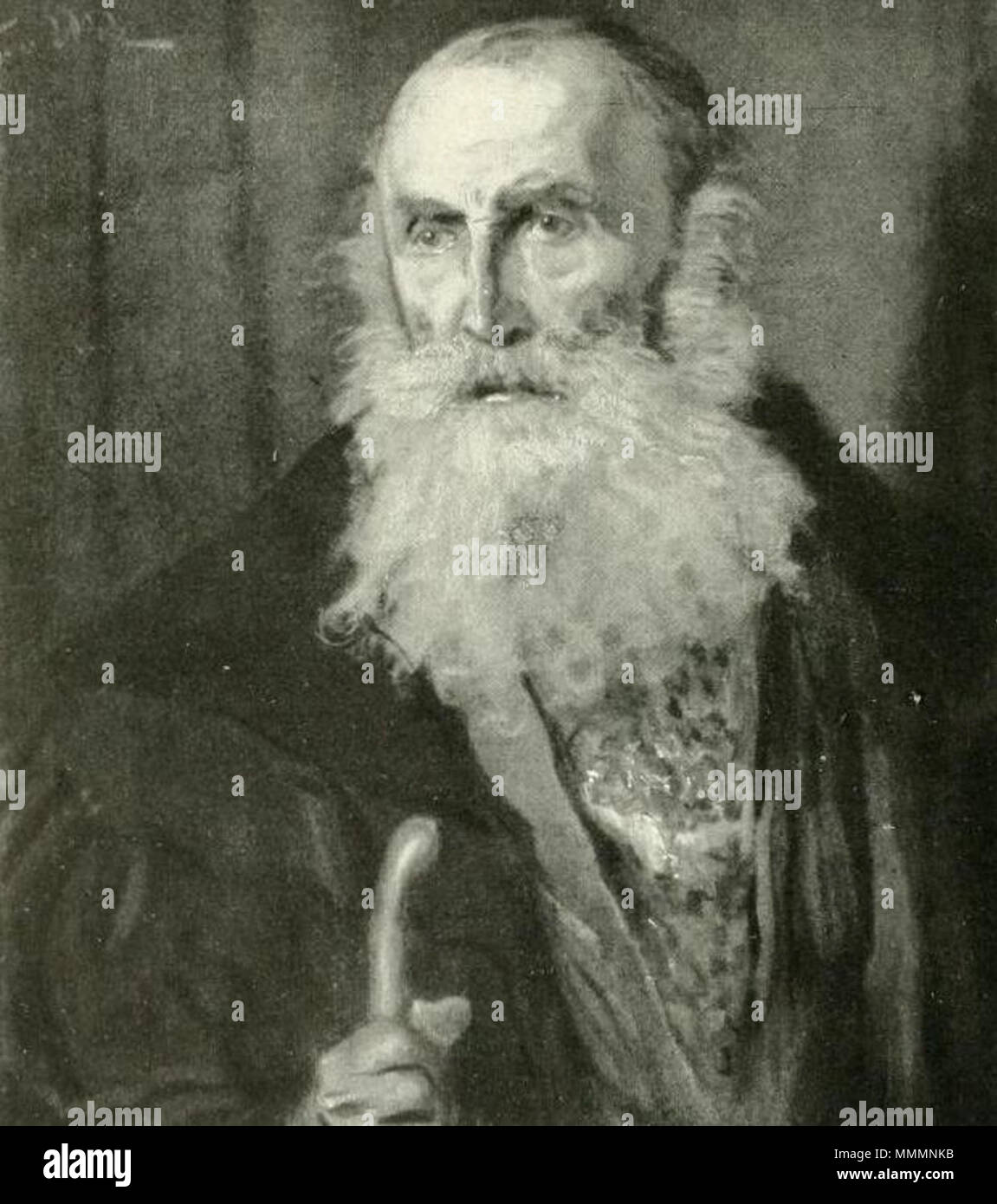 . English: The patriarch . 1895. Der Patriarch Stock Photo - Alamy