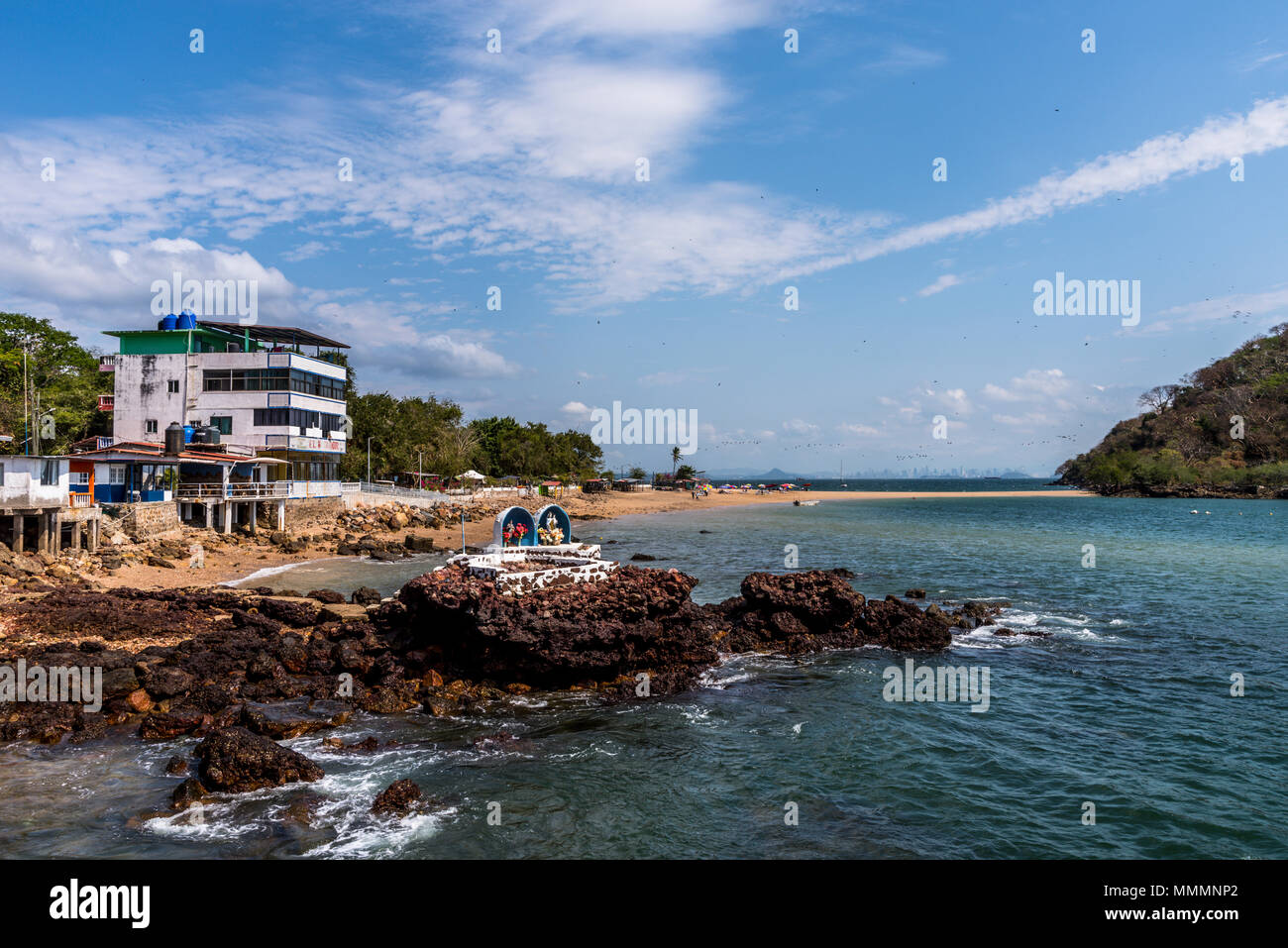 Taboga Island, known as the "Island of Flowers", is a volcanic island ...