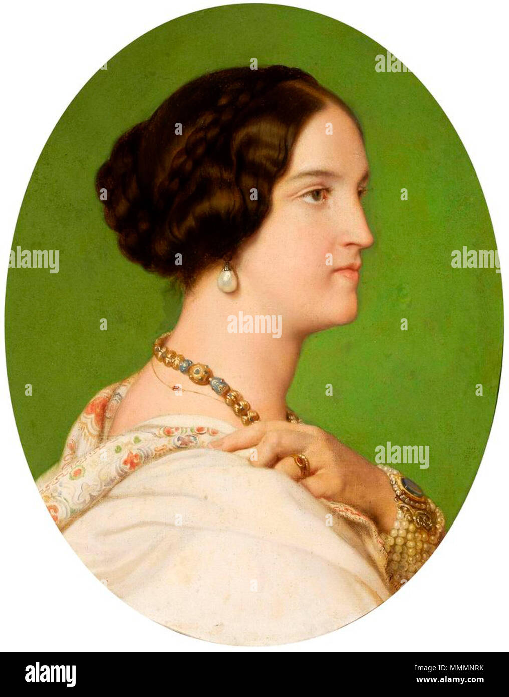 Portrait of Delfina Potocka.. 1849. Paul Delaroche - Delfina Potocka ...