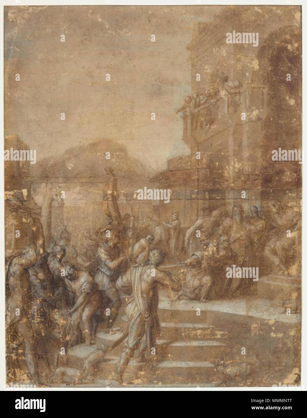 . Andrea del sarto, disegno per il tributo a cesare, louvre.jpg . 1520s ...