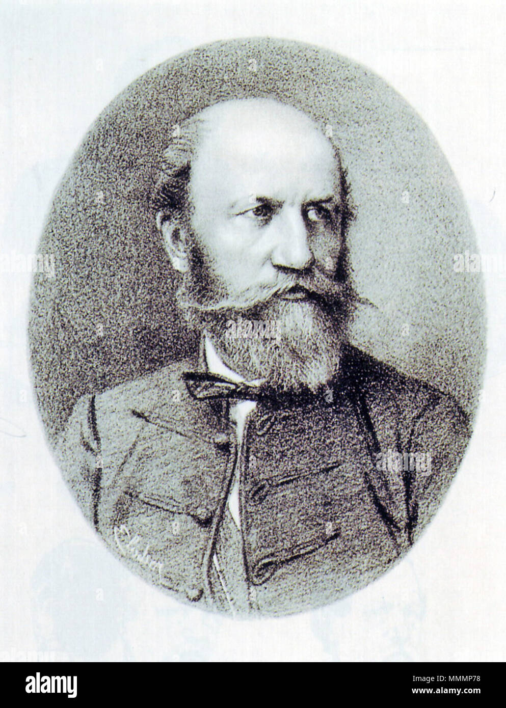 Elischer Portrait of Mór Jókai 1879 Stock Photo - Alamy