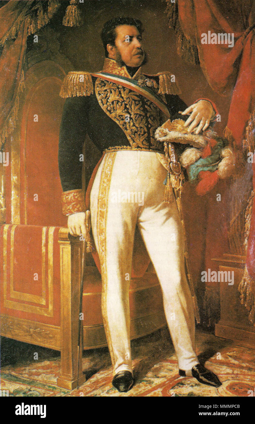 Manuel Bulnes. 1841. 104 ManuelBulnes Stock Photo - Alamy