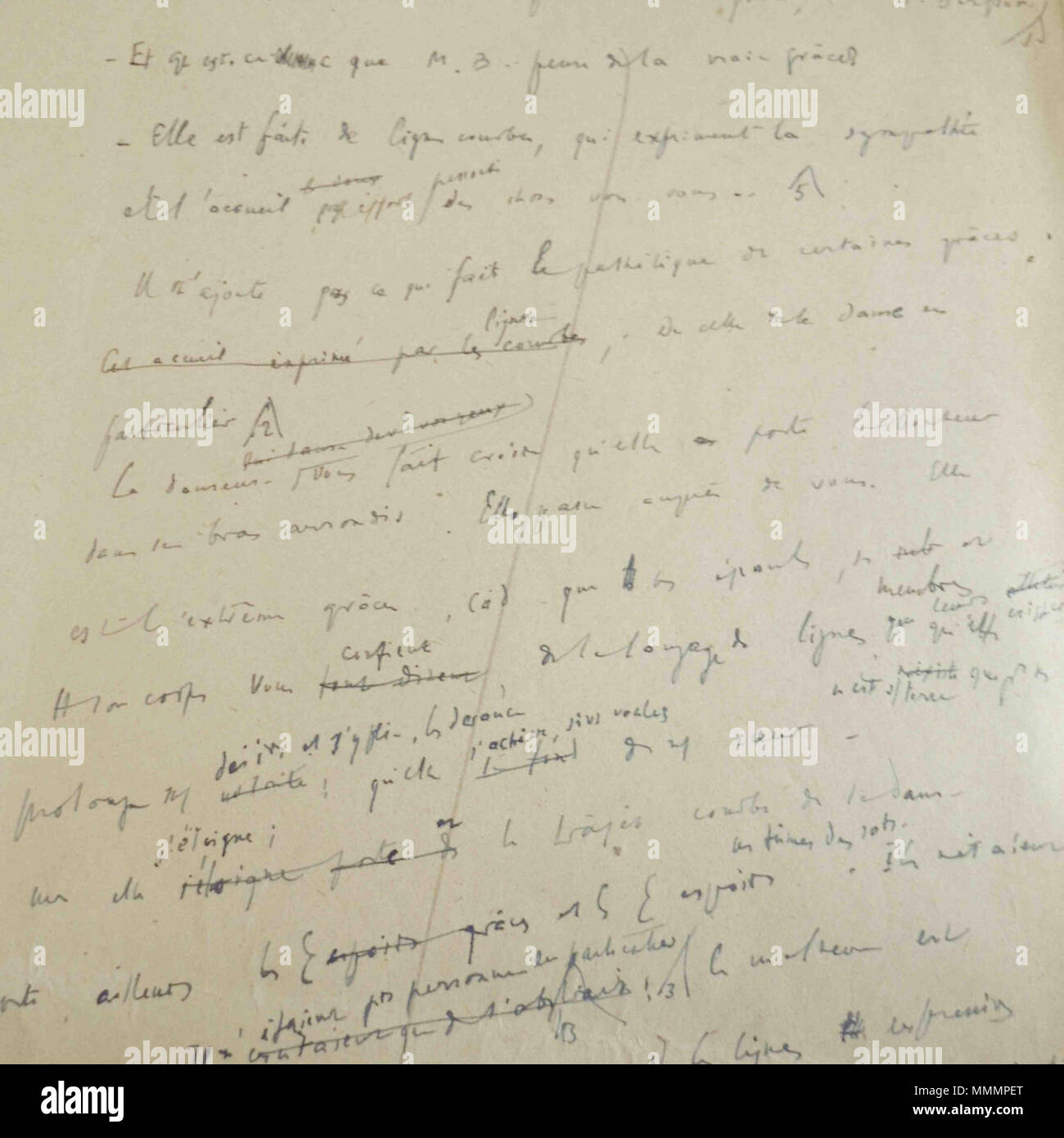 Brouillon hi-res stock photography and images - Alamy