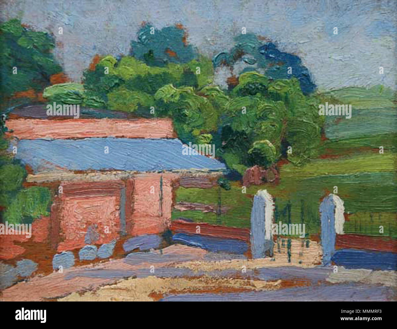 46 Andrés Etchebarne Bidart - Casa con portón Stock Photo - Alamy