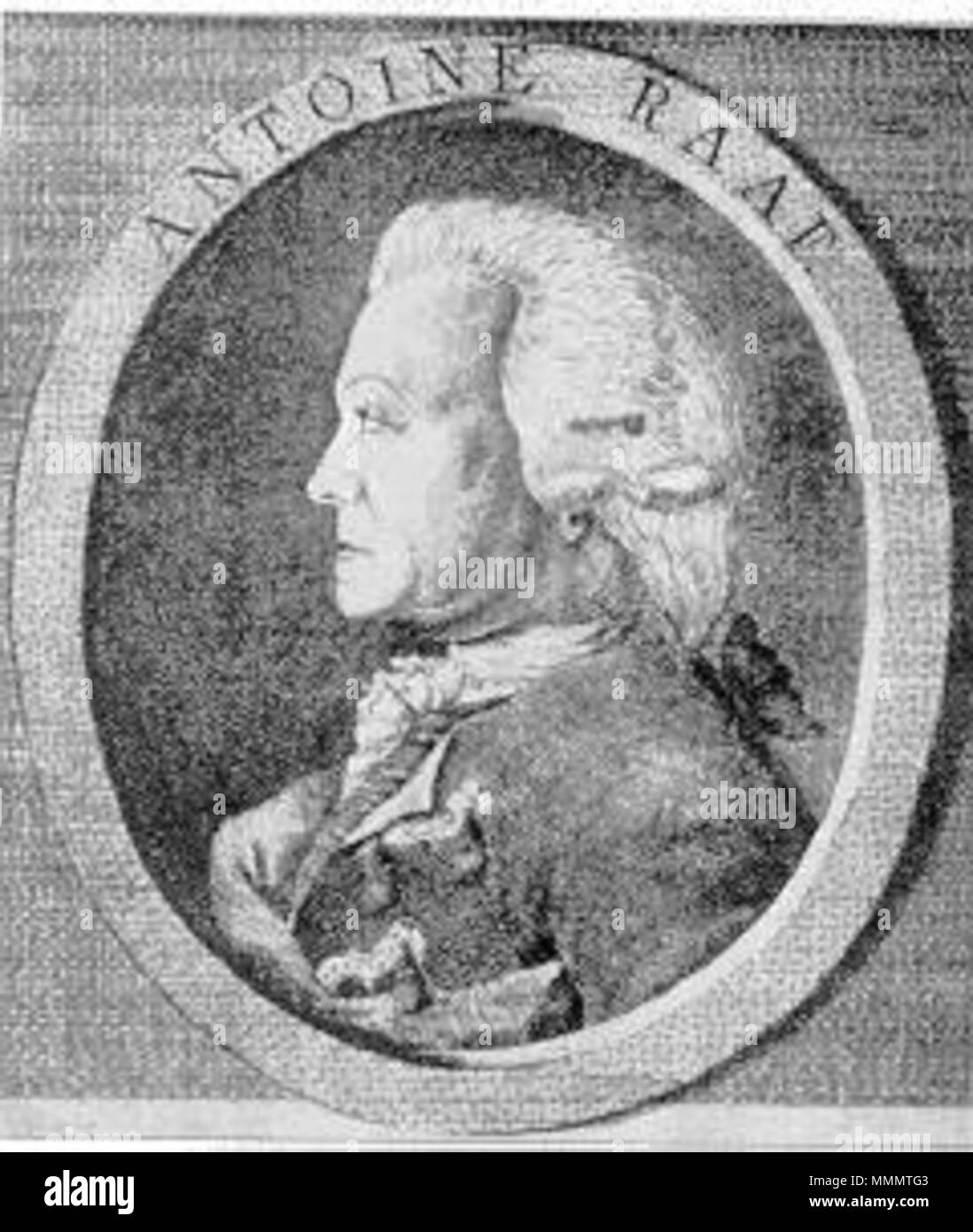 . English: Picture of german opera singer Anton Raaf (1714-1979 ...