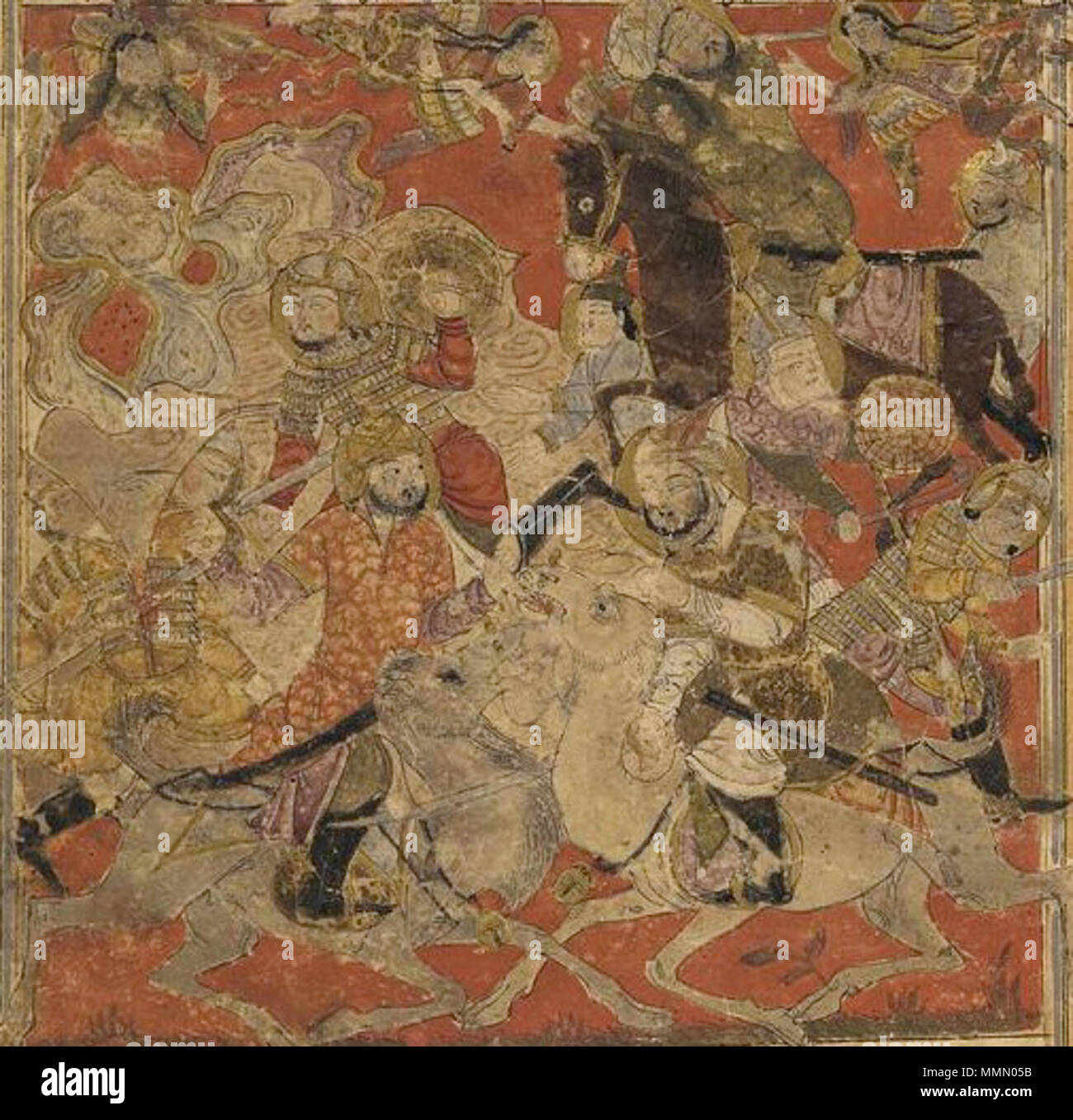 . Folio from a Tarikhnama (Book of history) by Balami . early 14th ...