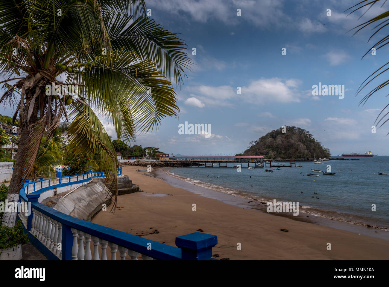Taboga Island, known as the "Island of Flowers", is a volcanic island ...