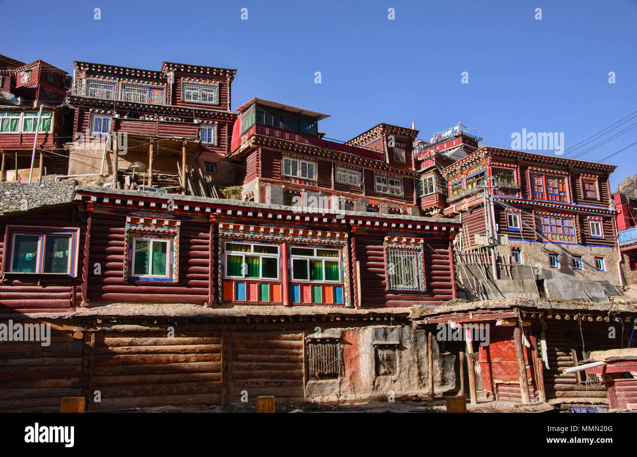 Colourful timber hi-res stock photography and images - Alamy