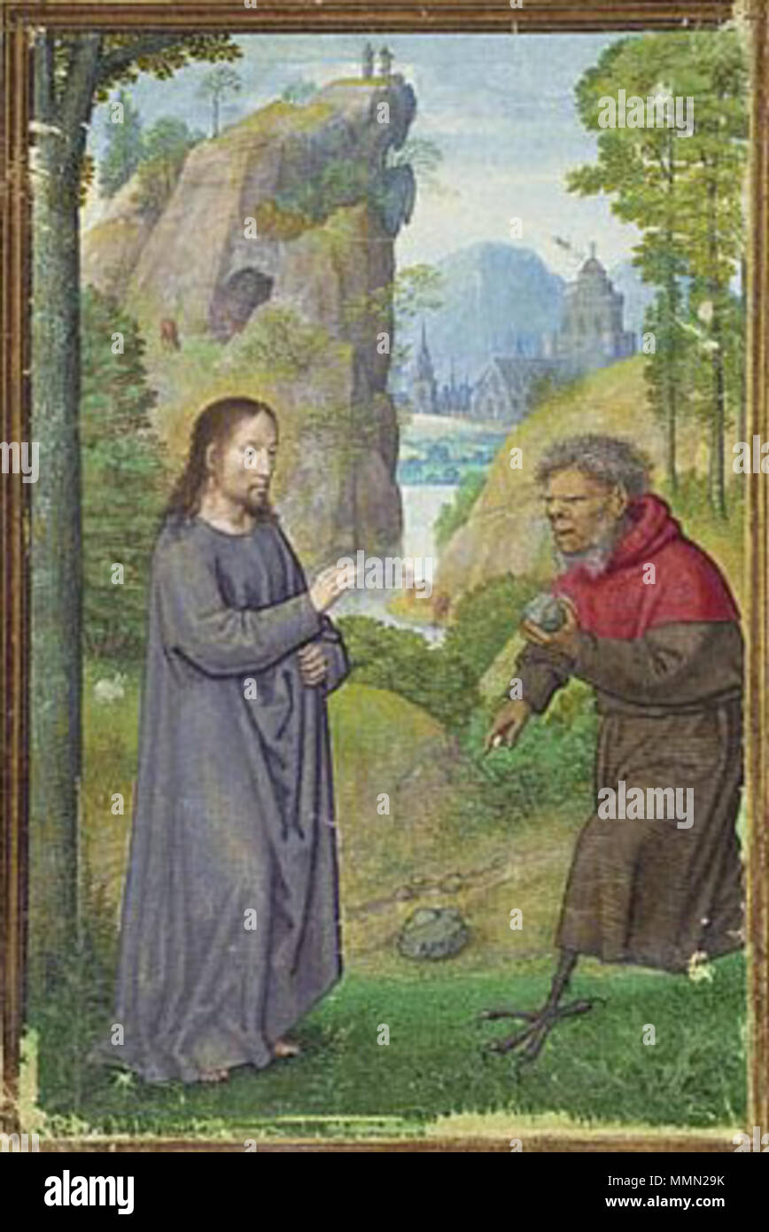 . Temptation of Christ . 16th century. Simon Bening - Simon Bening ...