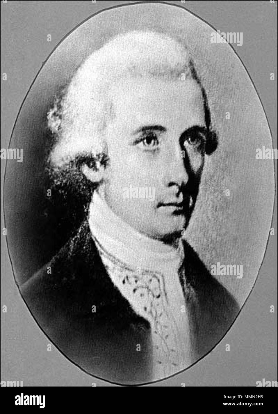 . English: Portrait of Benjamin Waller by an unknown artist. Waller was ...