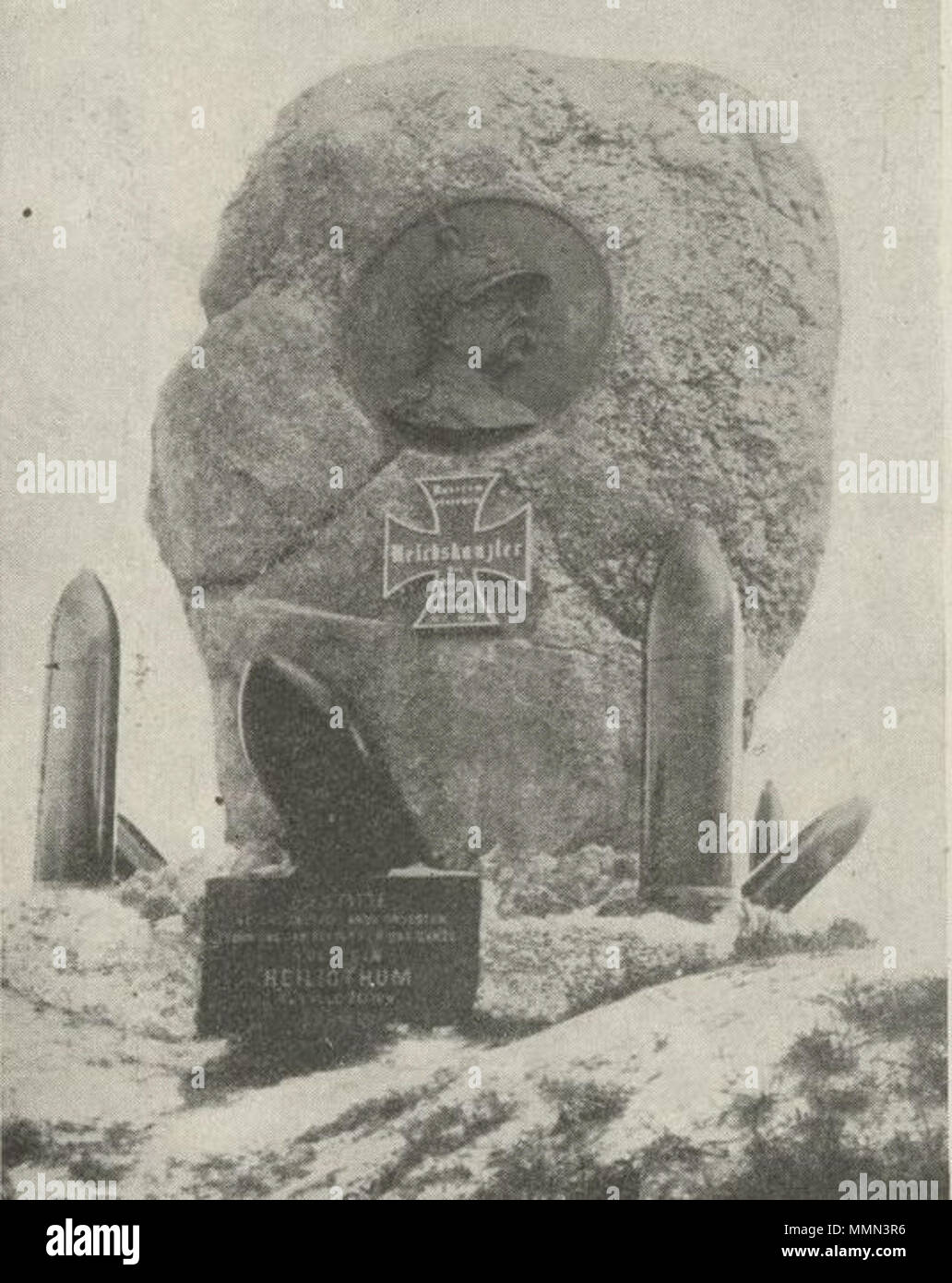 . Bismarck-Denkmal in de:Bismark (Altmark), 1910 (unter Verwendung ...