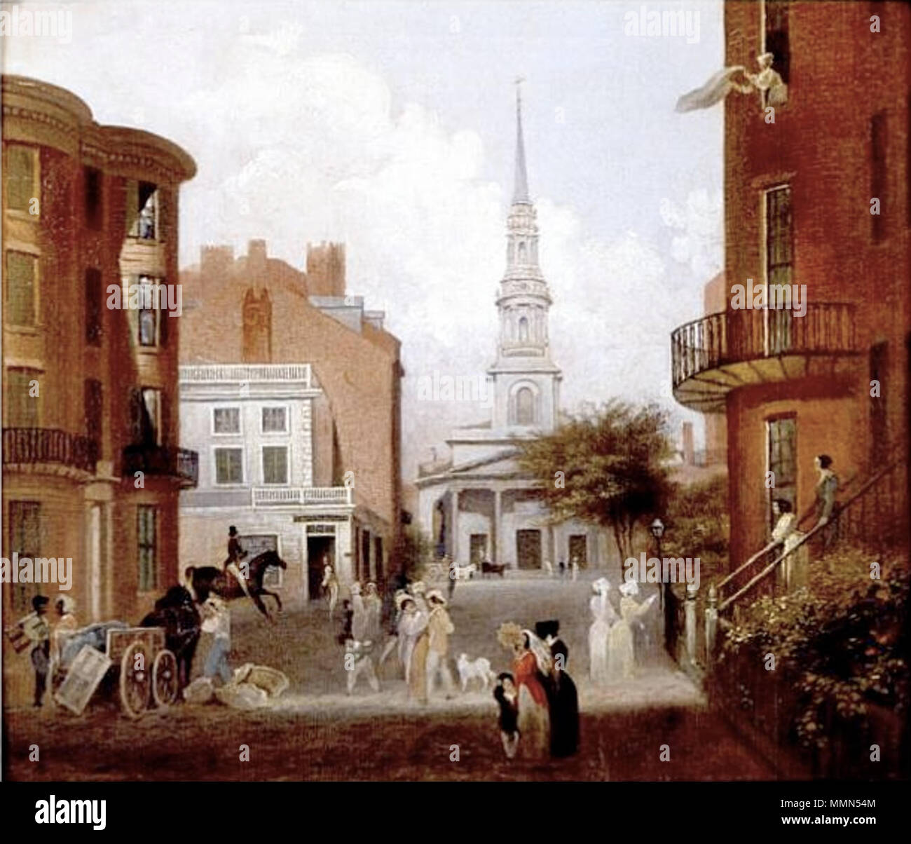 . Boston, Mass. 93 Boston 19thc Stock Photo - Alamy