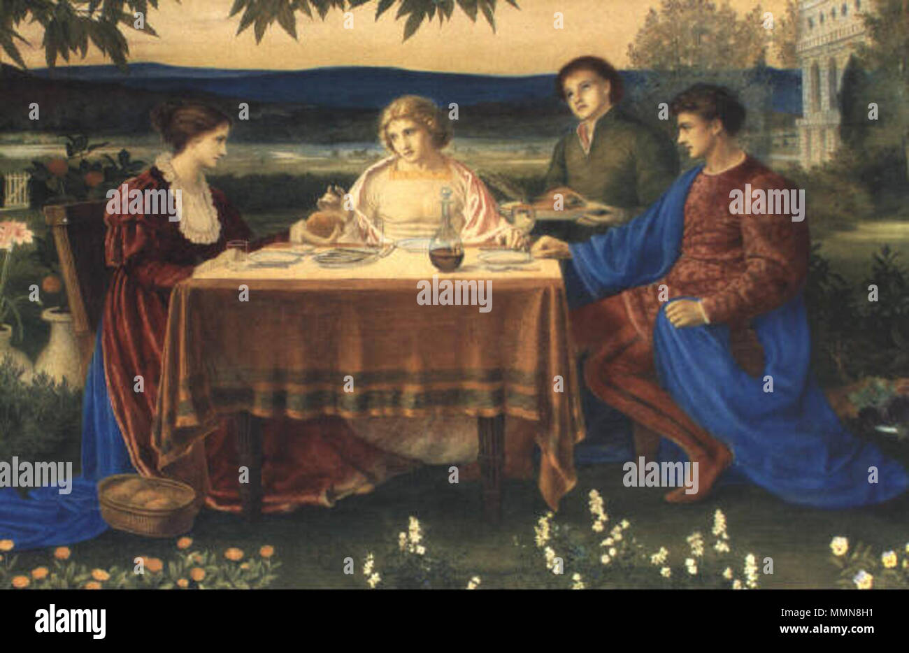 19th century painting angels hi-res stock photography and images - Alamy