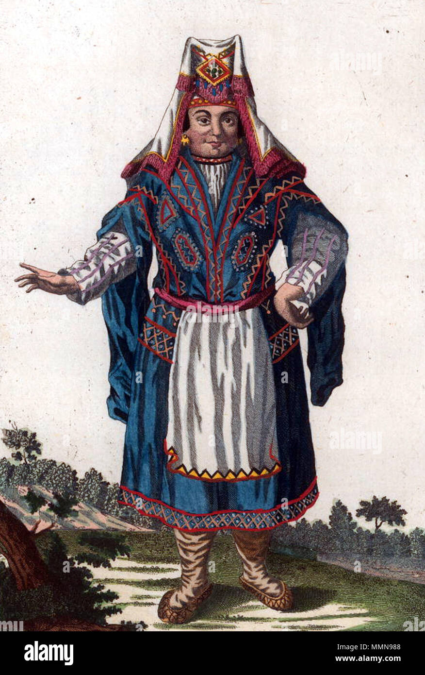 21 English: Udmurt people. Русский: Вотячка. . 1781 ...