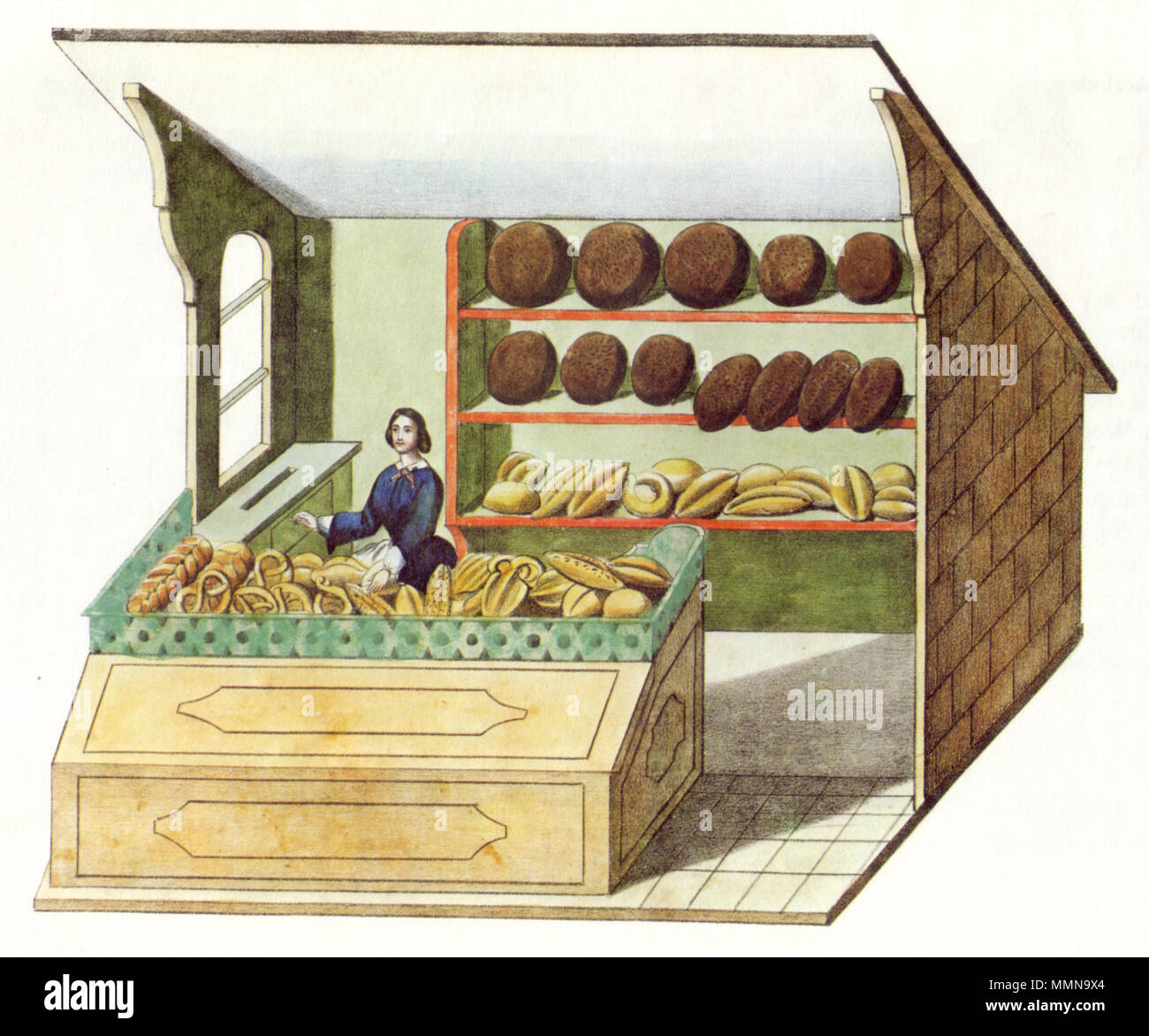 Germany bread customer hi-res stock photography and images - Alamy