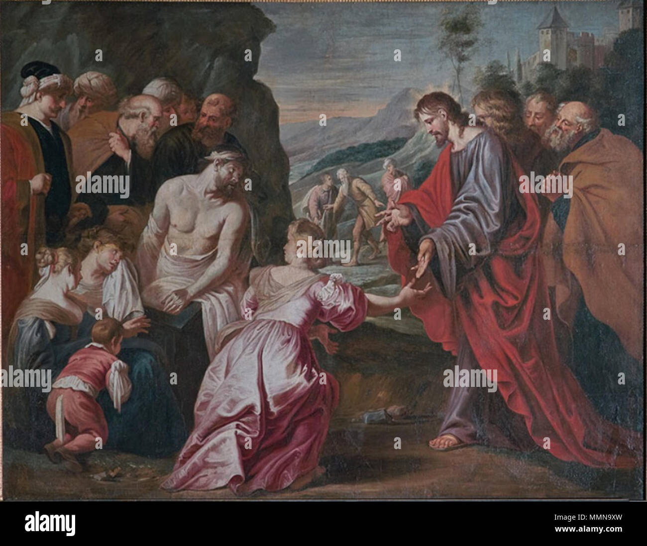 English: Resurrection of Lazarus . between 1673 and 1678. Michael ...